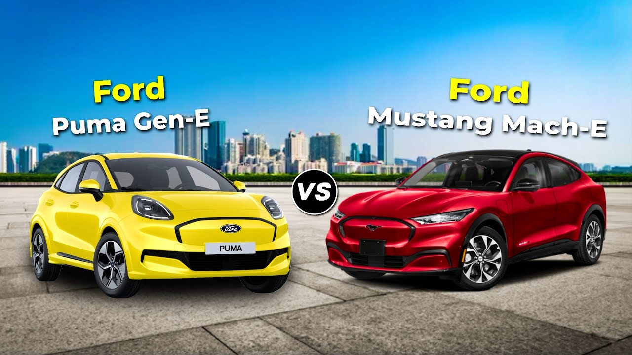 Ford Puma Gen E vs Ford Mustang Mach E - YouTube