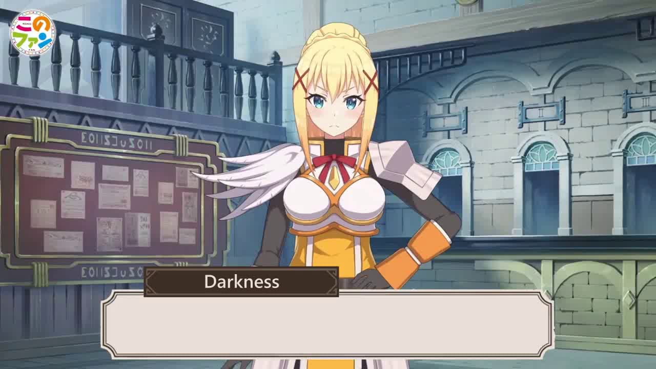 [Eng Sub] Konosuba Fantastic Days - Darkness Comments - YouTube