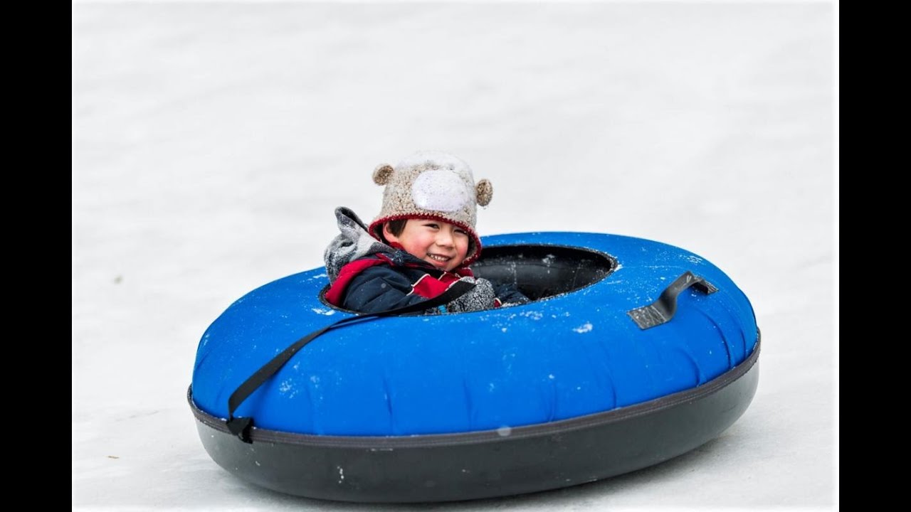 How to inflate and assemble Junway snow tubes? - YouTube