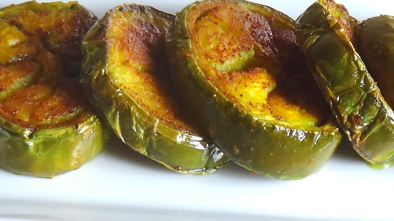 Begun Bhaja, Bengali Recipe | Fry-Eggplant | very easy and simple ...