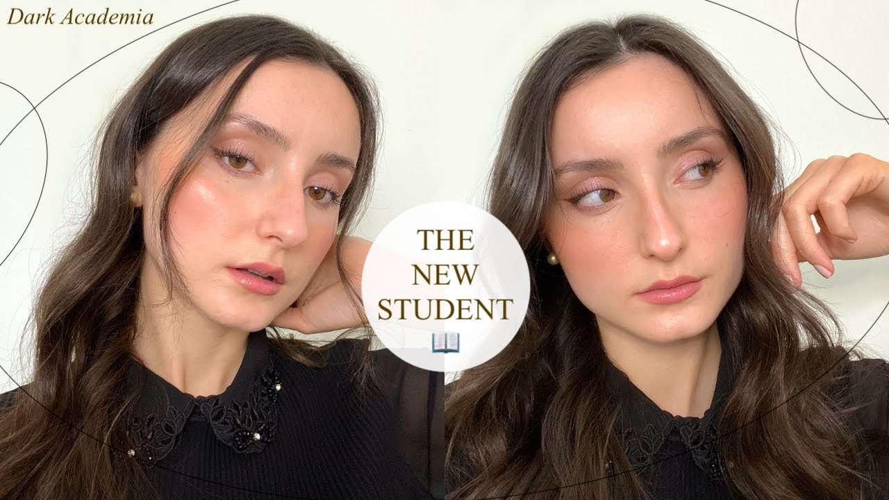 Dark Academia Makeup | " THE NEW STUDENT" Cool Toned Soft Smokey Eye ...