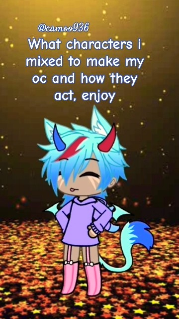 what characters I mixed to make my oc (how they act) #gacha #gachatuber ...
