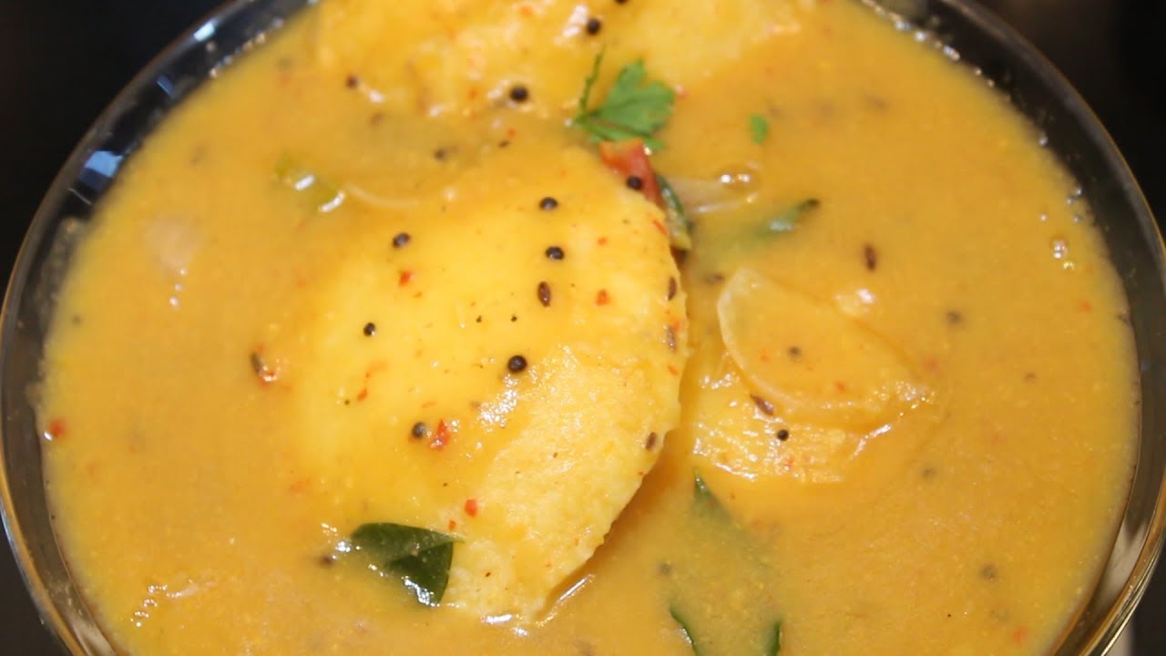 Idli Sambar || Hotel Style Idli Sambar Recipe - YouTube