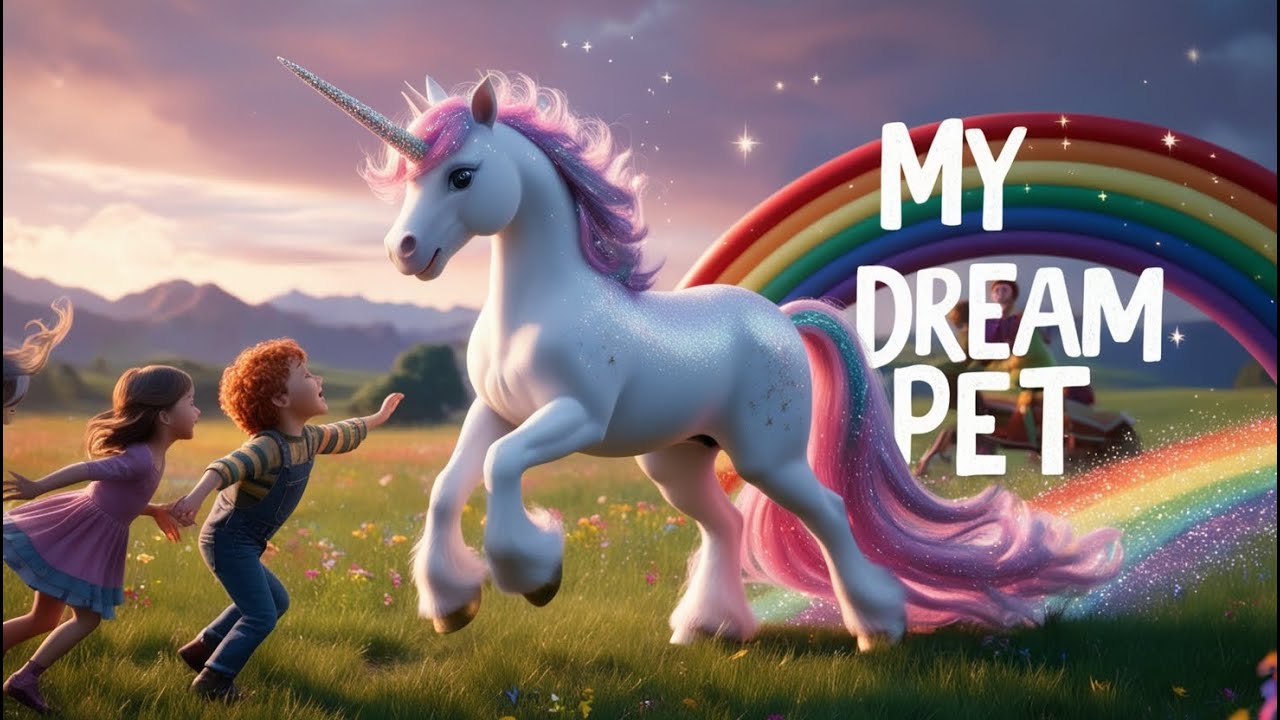 My Dream Pet 🦄 New Song For Kids👶🏻 | Kids New Song | @LittleBrightKids ...