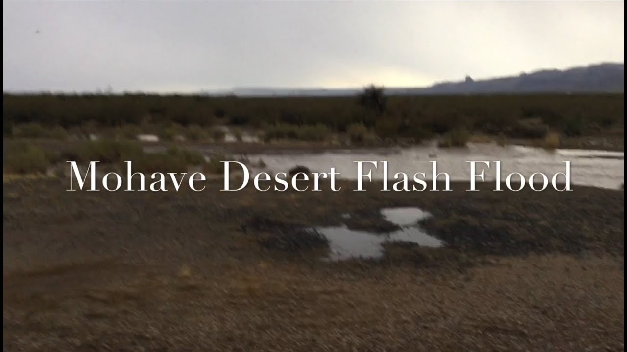 Mohave Desert Flash Flood - YouTube
