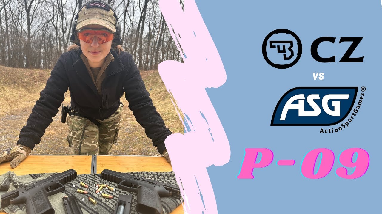 P-09 Airsoft vs Real Steel (ASG vs CZ) Showdown! 😎 - YouTube