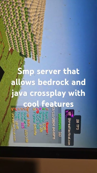 Join Survival Server Bedrock Edition and Java - YouTube