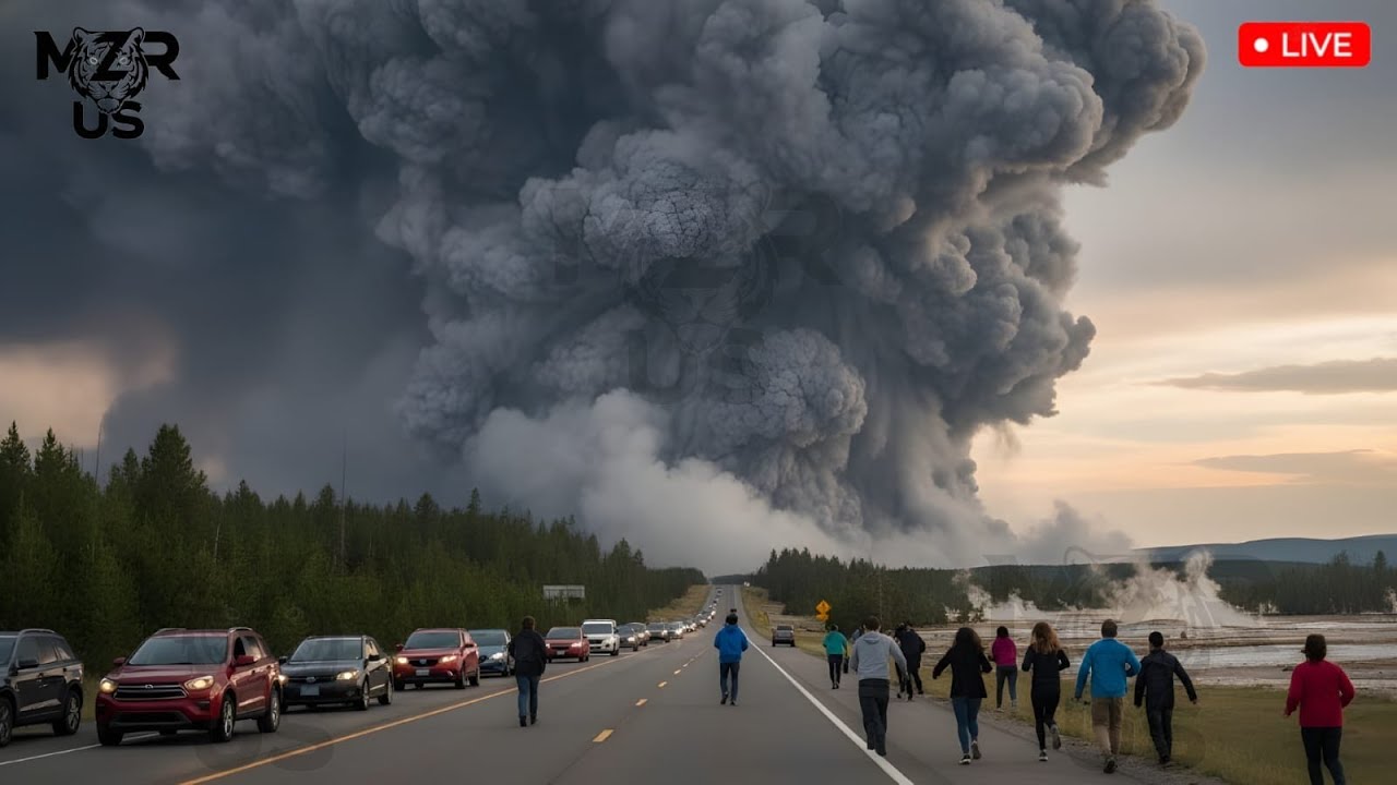Shocking Explosion in Yellowstone: Seconds Yellowstone Geyser Erupted ...