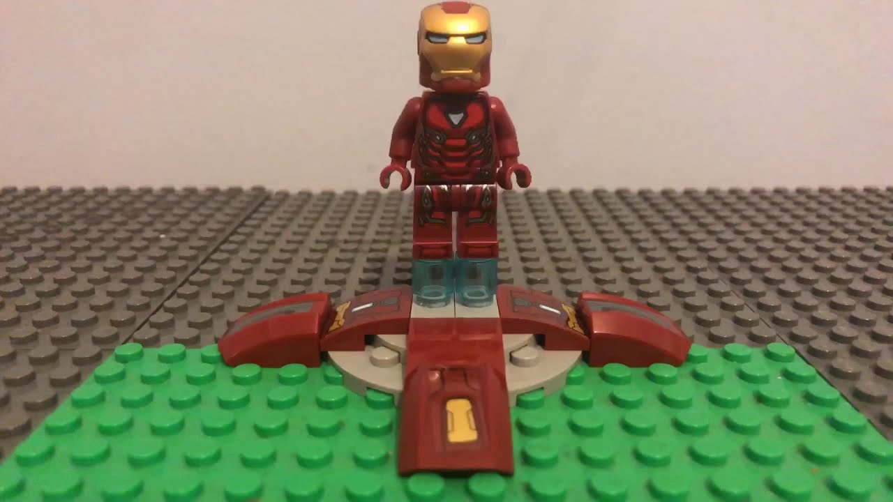 Lego Iron Man Mark 50 Weapons Test - YouTube