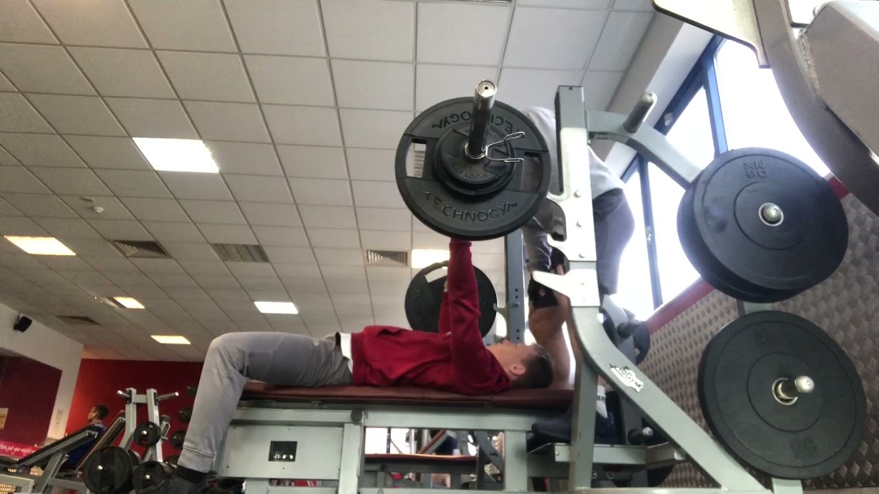 75Kg Bench press PR! (Finally) - YouTube
