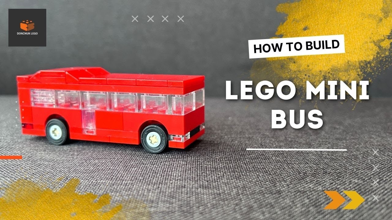 How To Build Lego Mini Bus - Lego Building Instruction - YouTube