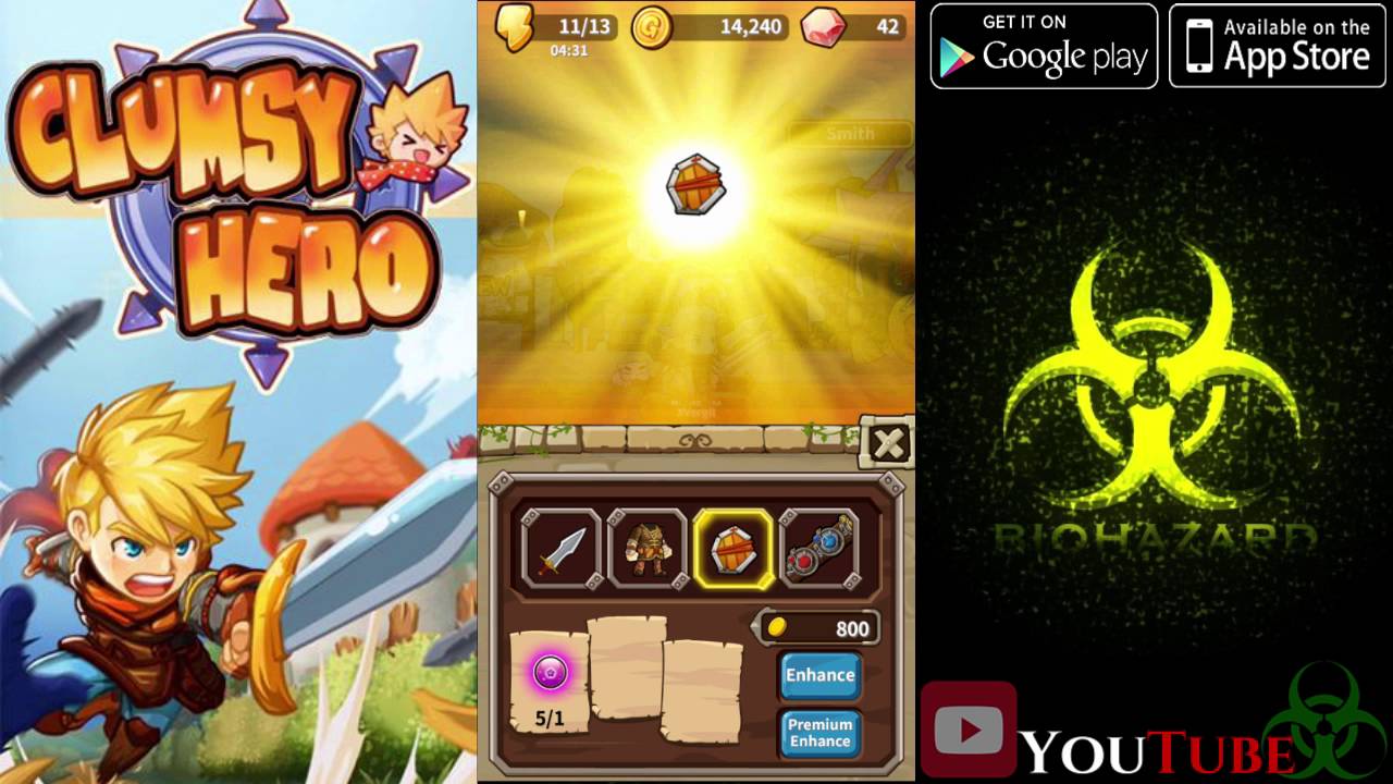Clumsy Hero (Android/iOS) Gameplay Part 2 - YouTube
