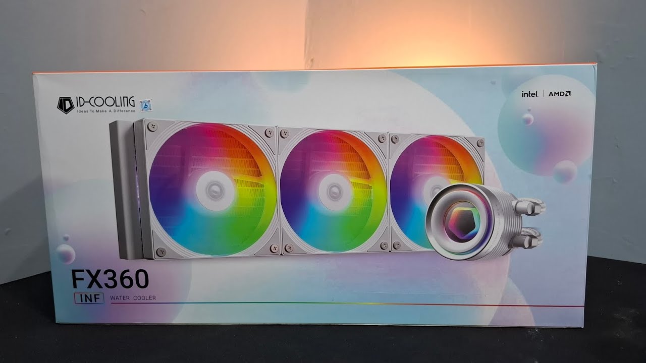 ID-Cooling FX-360 INF ARGB White - Unboxing - YouTube