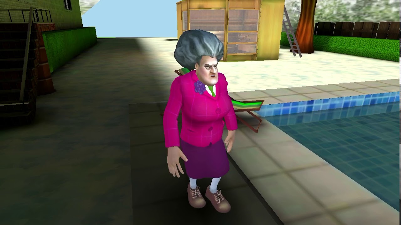 Scary Teacher 3D Sun-bath disaster - YouTube