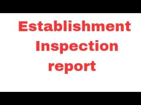 Establishment Inspection Report & its classification? Or What is EIR ...