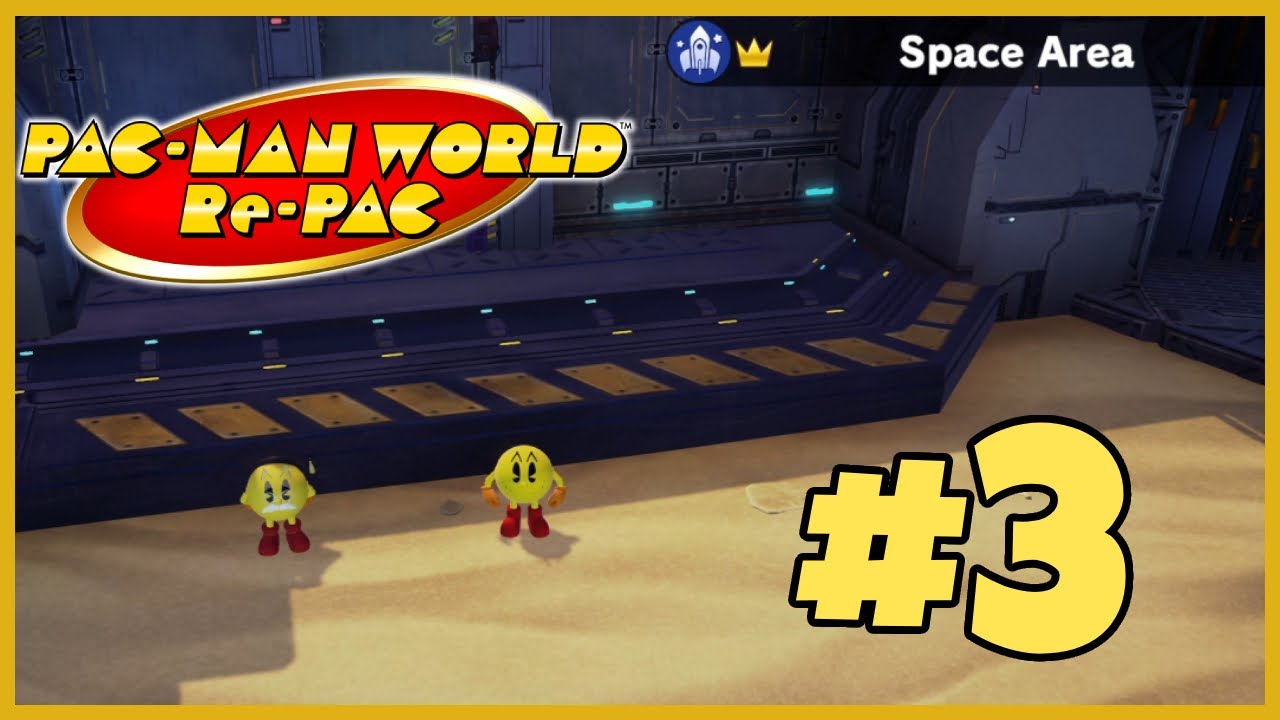 Space Area! Pac-Man World Re-Pac Playthrough Part 3 - YouTube