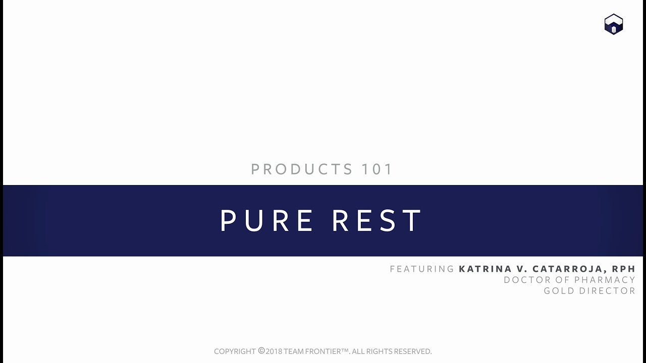 Products 101 (16/19) : Pure Rest - YouTube