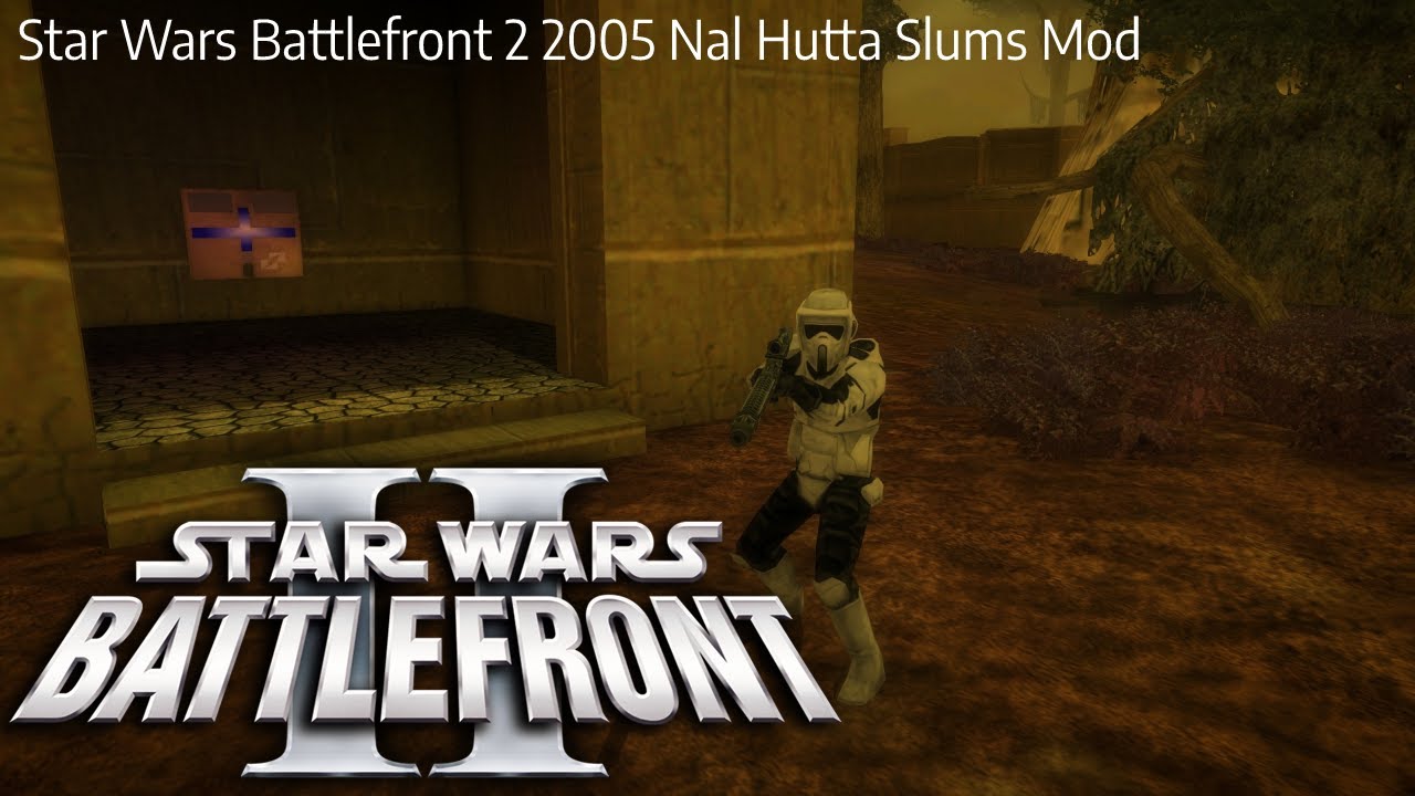 Star Wars Battlefront 2 2005 Nal Hutta Slums Mod - YouTube