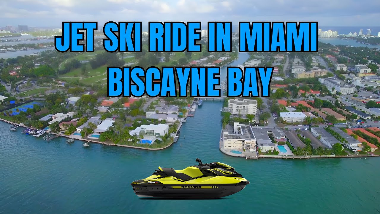 Jet Ski Ride in Biscayne Bay in Miami Florida - 2023 - 4K - YouTube