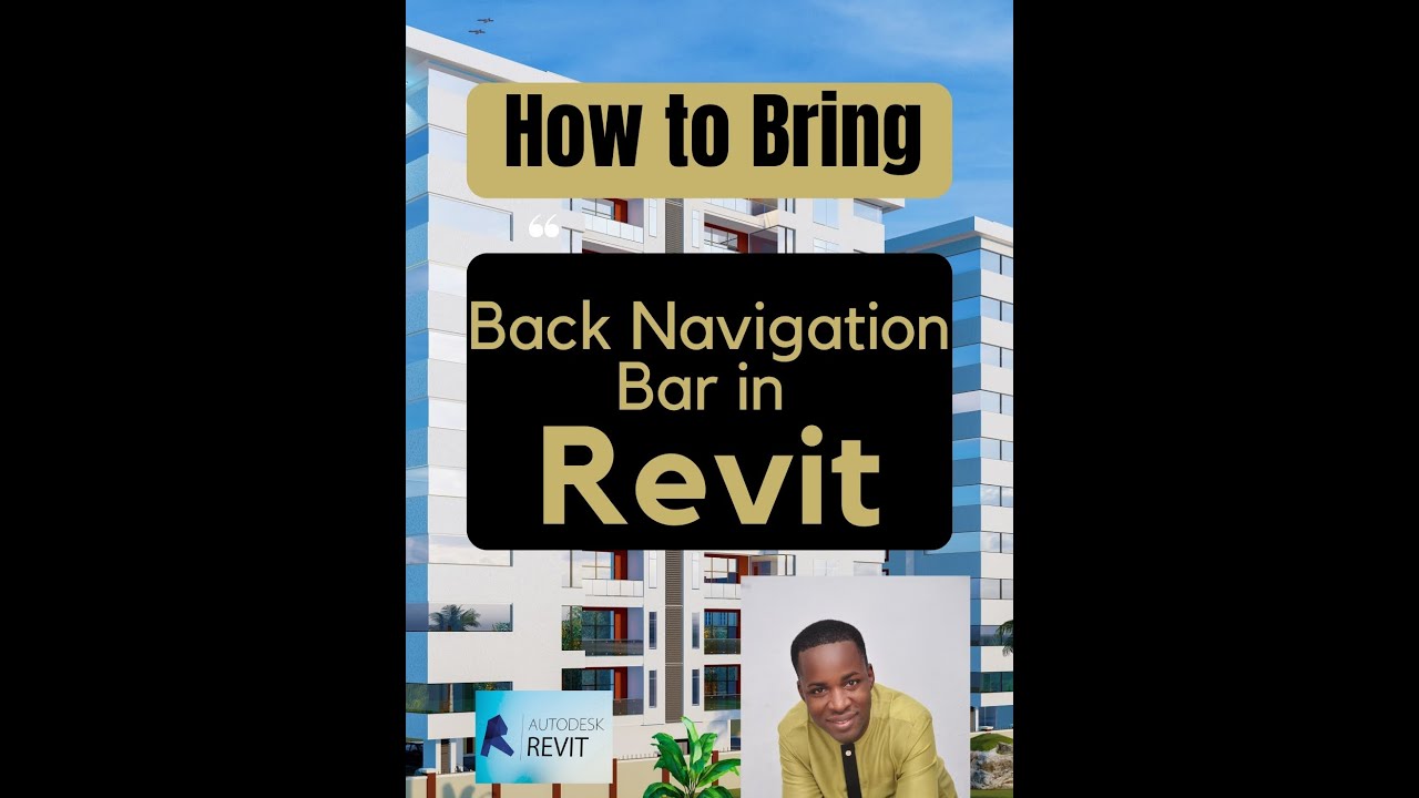 How to Bring Back Navigation Bar in Revit Architecture - YouTube