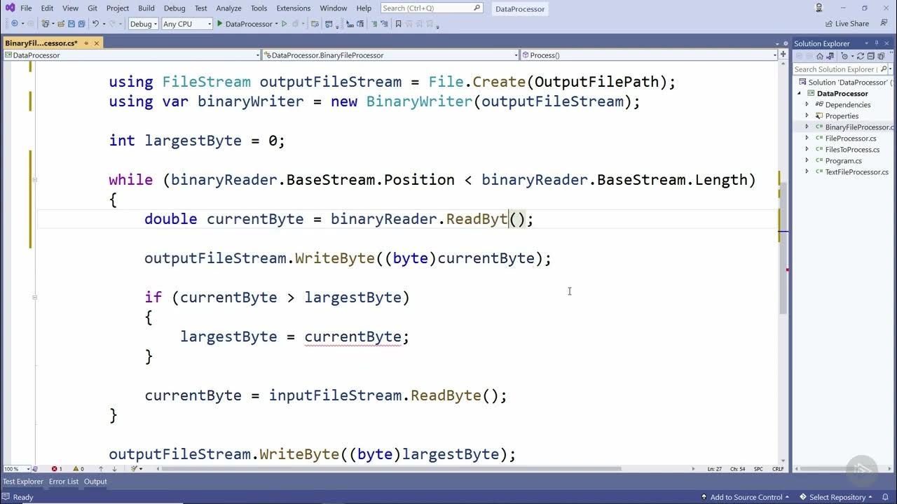 5.10 Using BinaryReader and BinaryWriter - YouTube