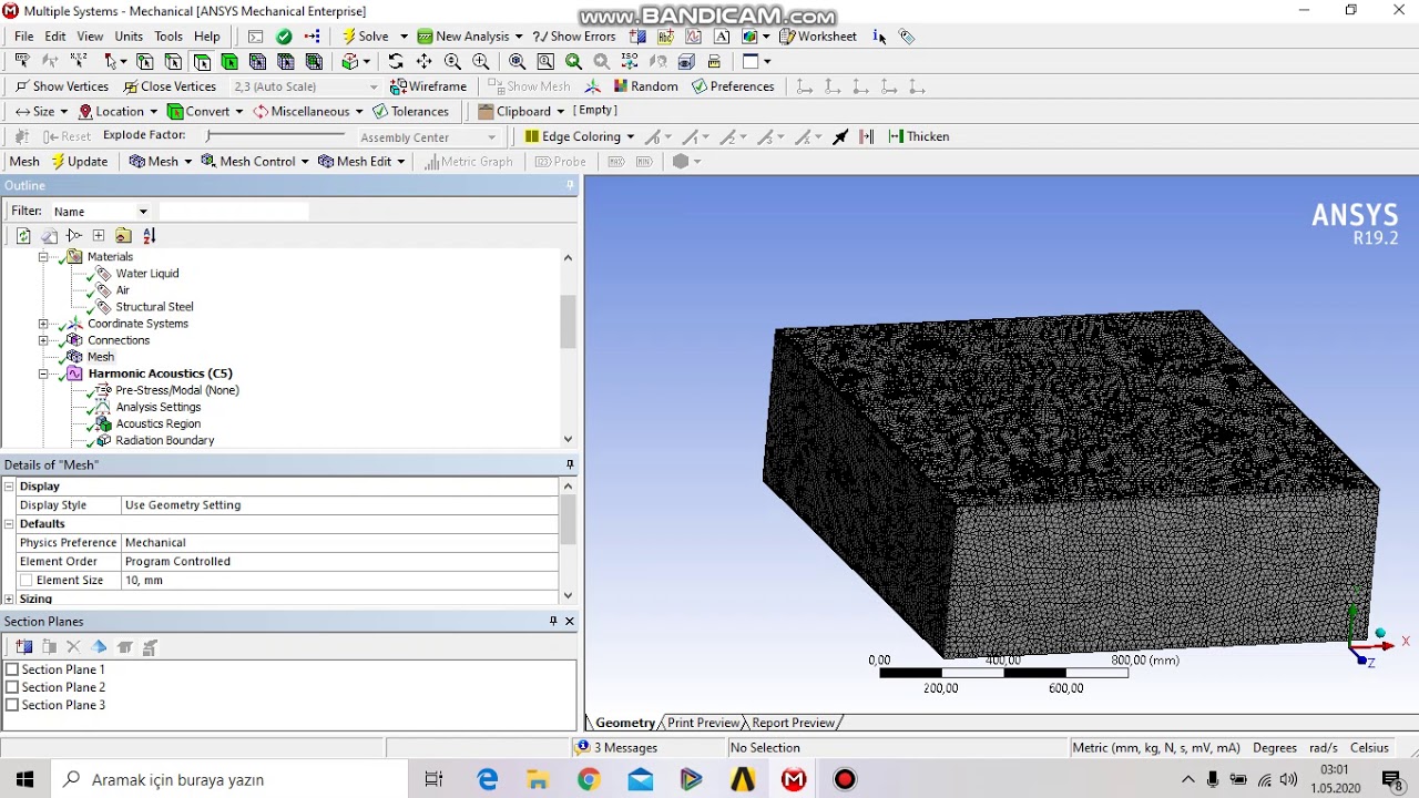 Aeroacoustic basic aircraft analysis - YouTube