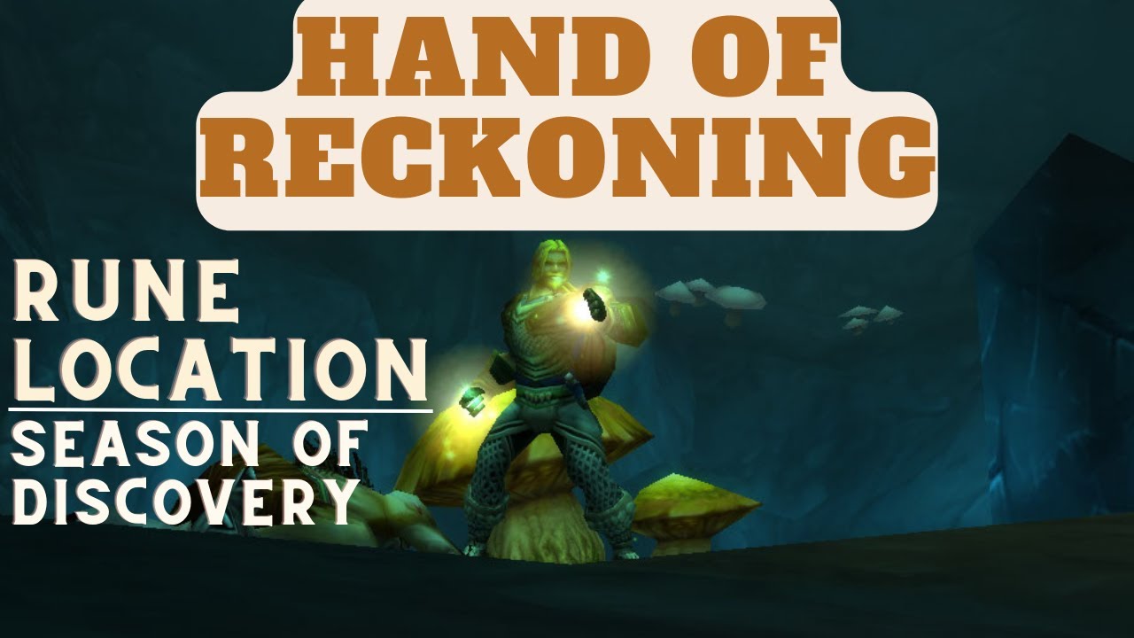 Hand of Reckoning Rune (Libram of Justice) - Paladin Rune - Season of ...