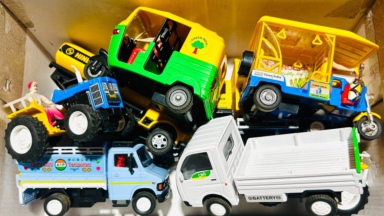 New CENTY TOY AUTORICKSHAW ACG TRUCK 407 TRUCK TRACTOR WATER TANKER ...