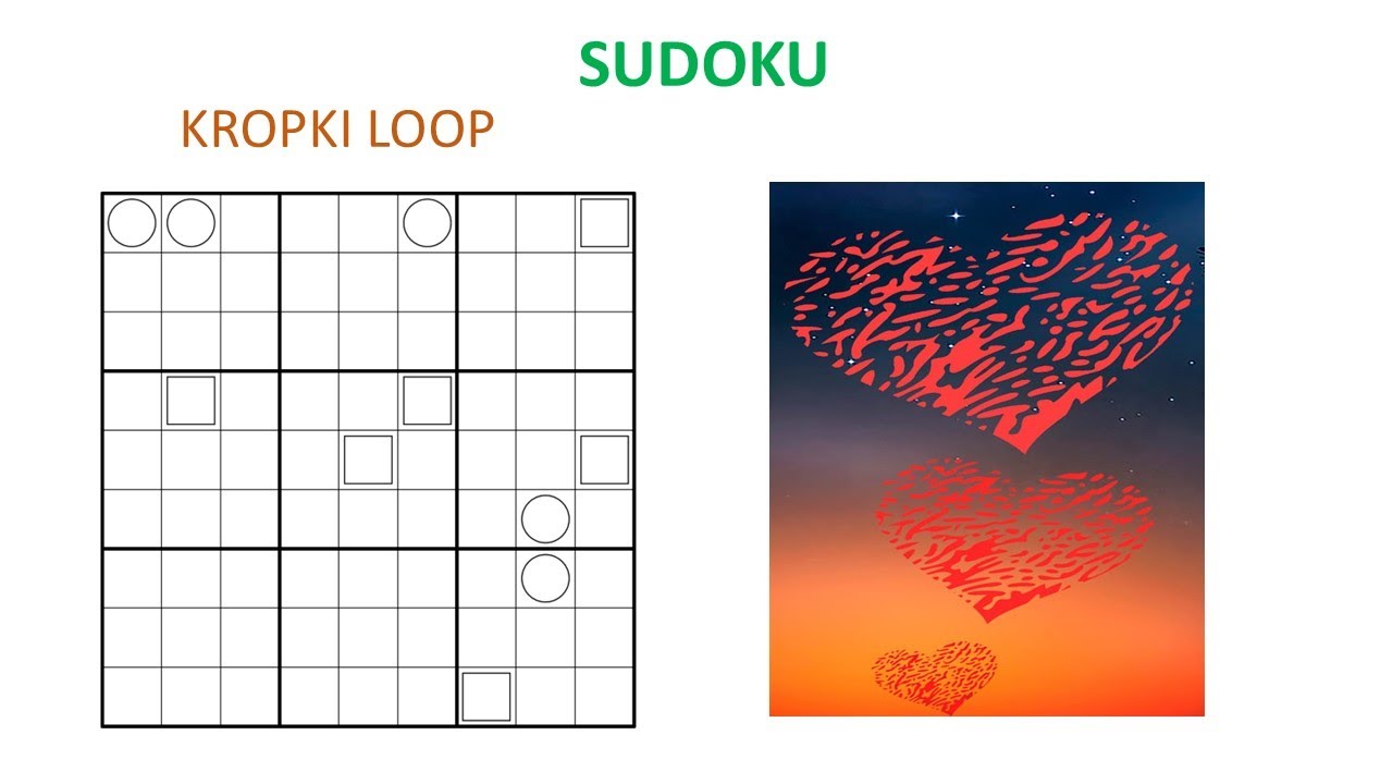 Sudoku: Love is in the sudoku, Medium, Kropki Loop - YouTube
