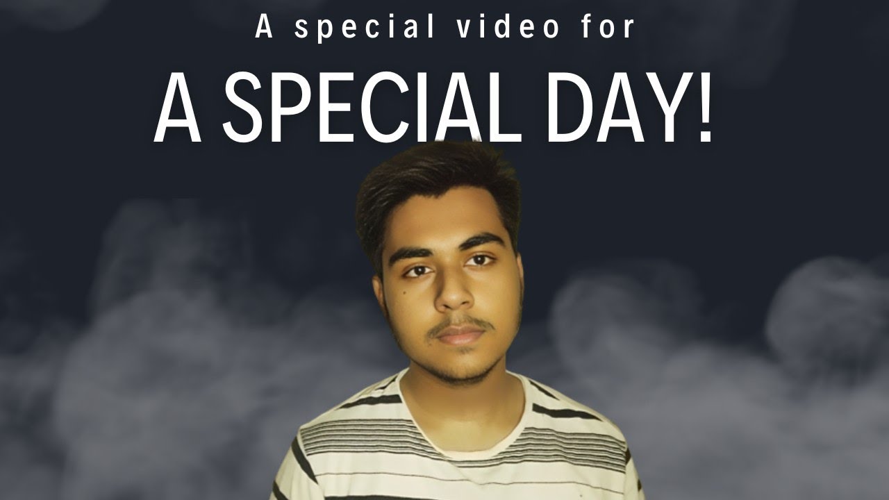 Today is a special day for me! - YouTube
