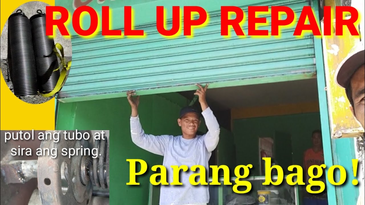 Manual Roll-up Repair //Bakit naputol Ang tubo? mahirap itaas ito Gawin ...