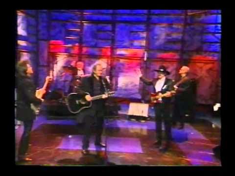 Johnny Cash - Rusty Cage and Leno interview..flv - YouTube