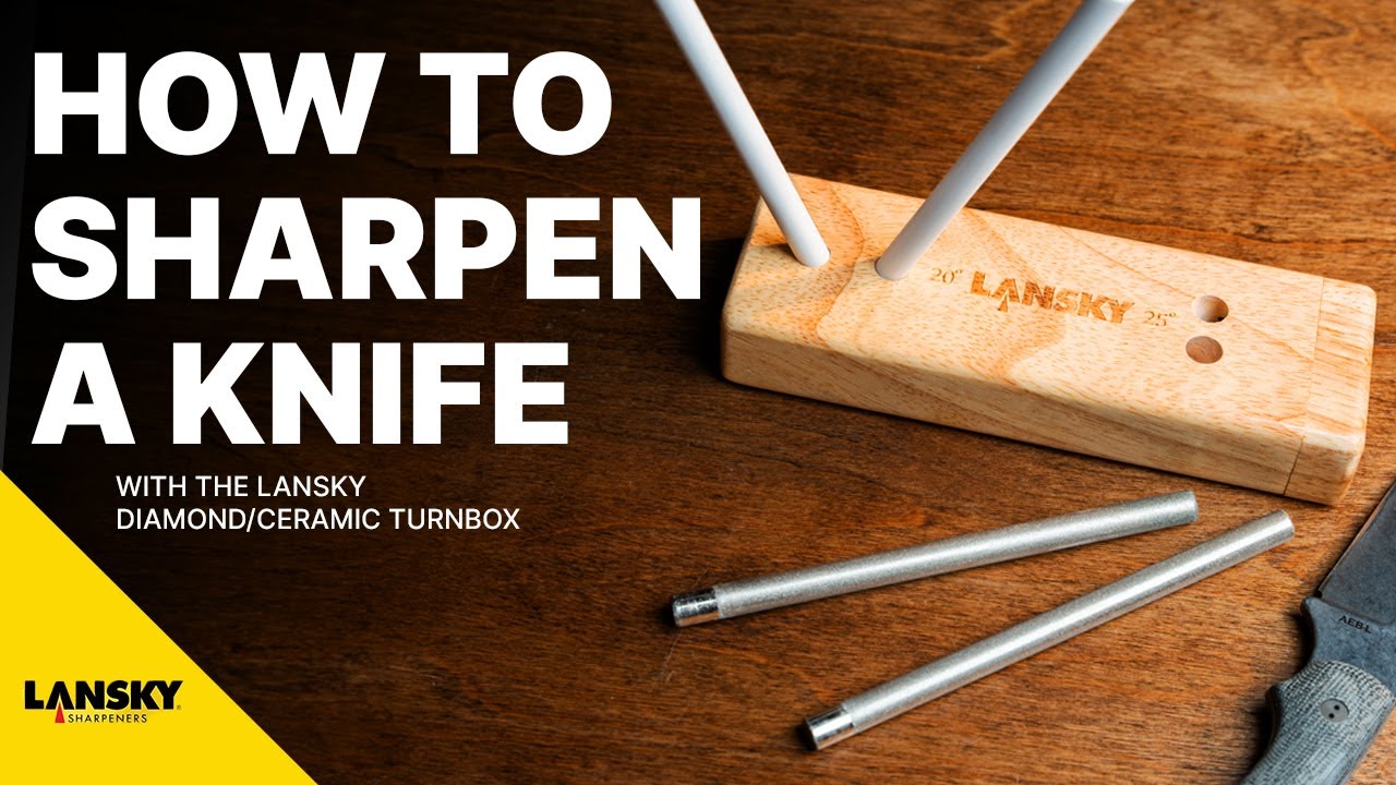 How to Sharpen with the Lansky Diamond/Ceramic Turnbox - YouTube