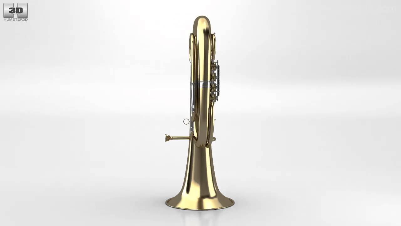 Tuba 3D model by 3DModels.org - YouTube