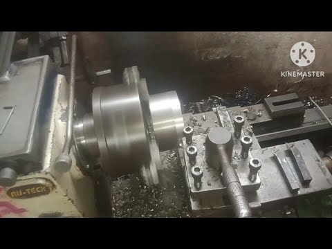 Turning operation on lathe machine outside diameter turning #machine # ...
