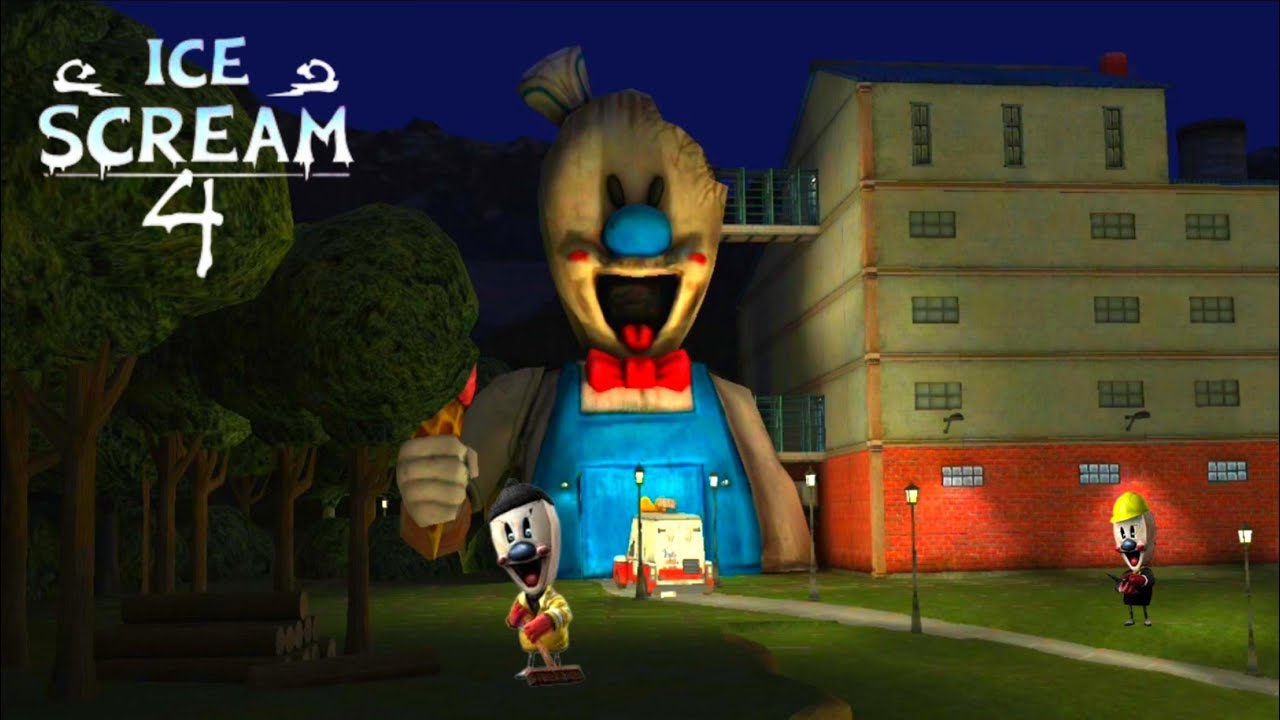 ICE SCREAM 4 GAMEPLAY | ESCAPING FROM ROD'S HORROR ICE CREAM FACTORY 😱 ...