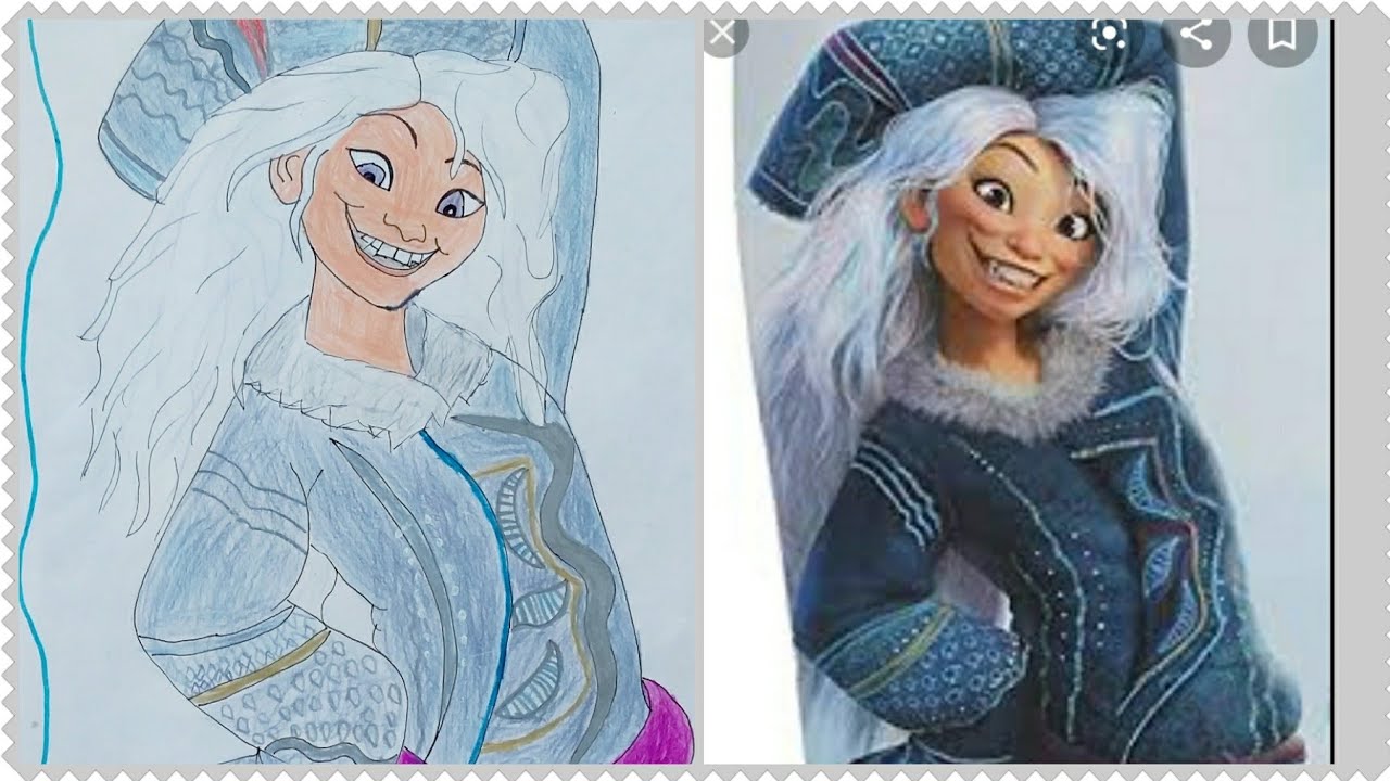 dibujo de sisu humana / sisu human / raya en busca del dragon - YouTube