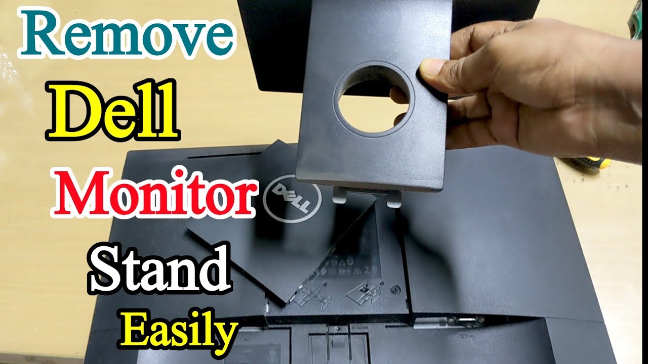 Remove Dell Monitor Stand