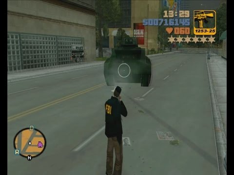 GTA 3 - FBI vs POLICE - 6 stars - YouTube