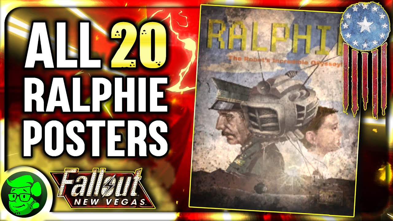 Find ALL 20 Ralphie Posters FNV Lonesome Road - YouTube