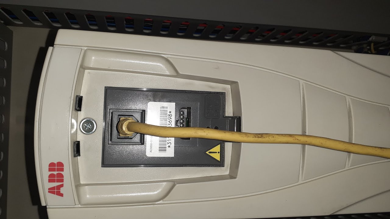 CONNECT DRIVER ABB ACS550 TO PC - YouTube