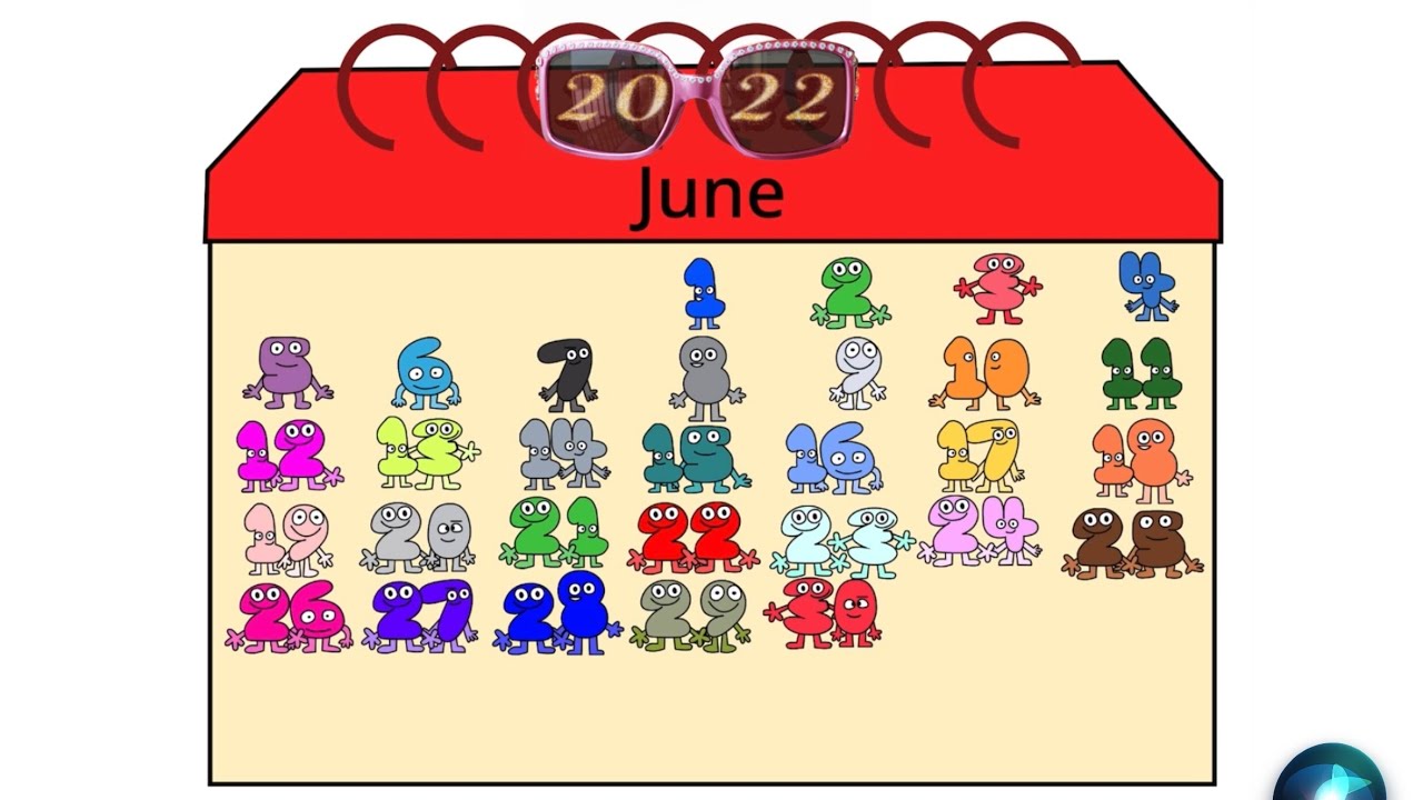 #bfdi band but Calendar of June 2022 - YouTube