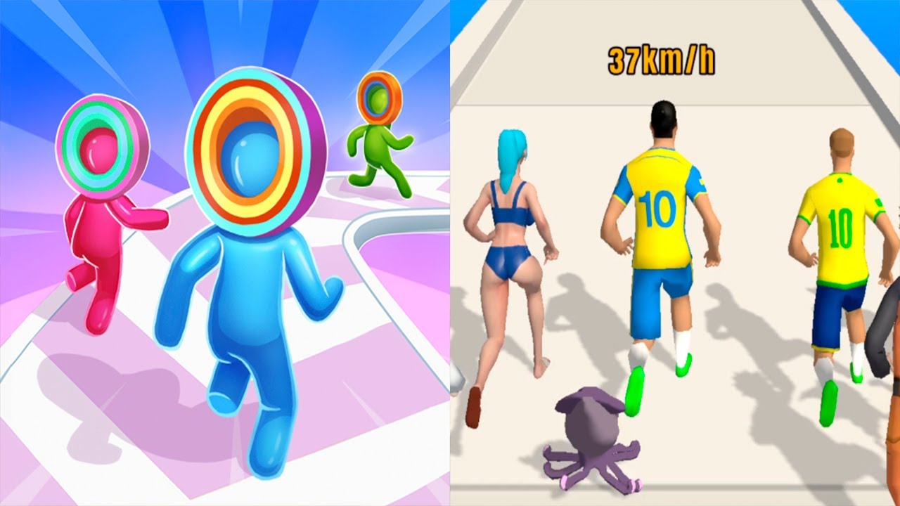 Layer Man VS Speed Runner - All Levels SpeedRun Gameplay Android iOS Ep1 - YouTube