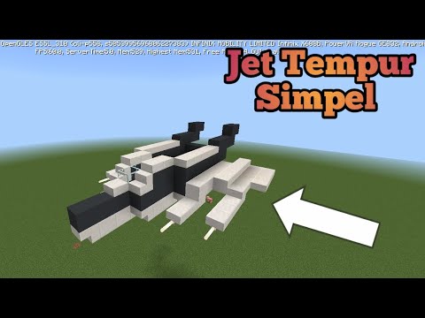 Tutorial Membuat Pesawat Jet Tempur yg sangat simpel dan keren - YouTube