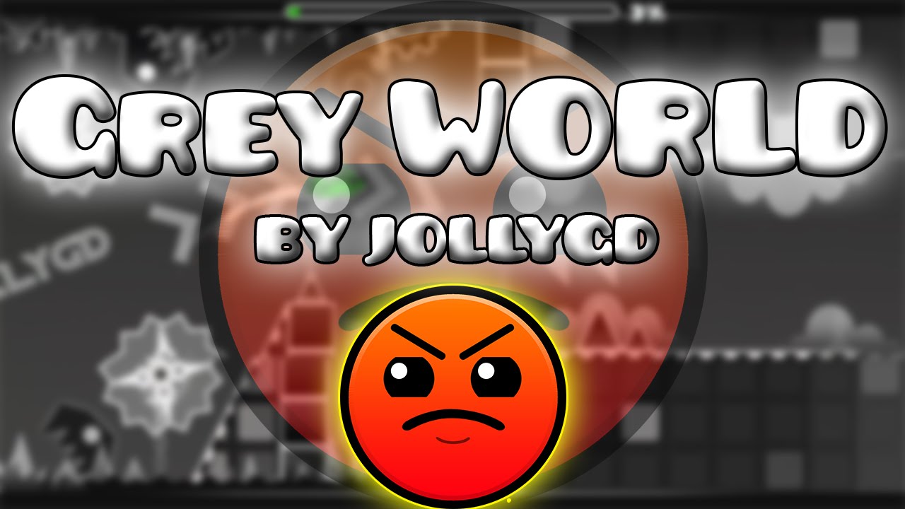 Geometry Dash - Grey World [2.0] - YouTube