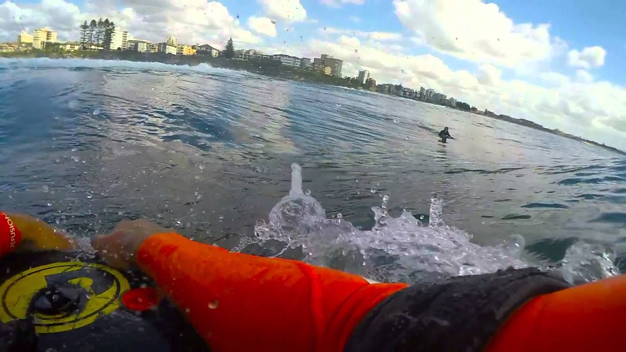 Shark Island Bodyboarding Gopro - YouTube