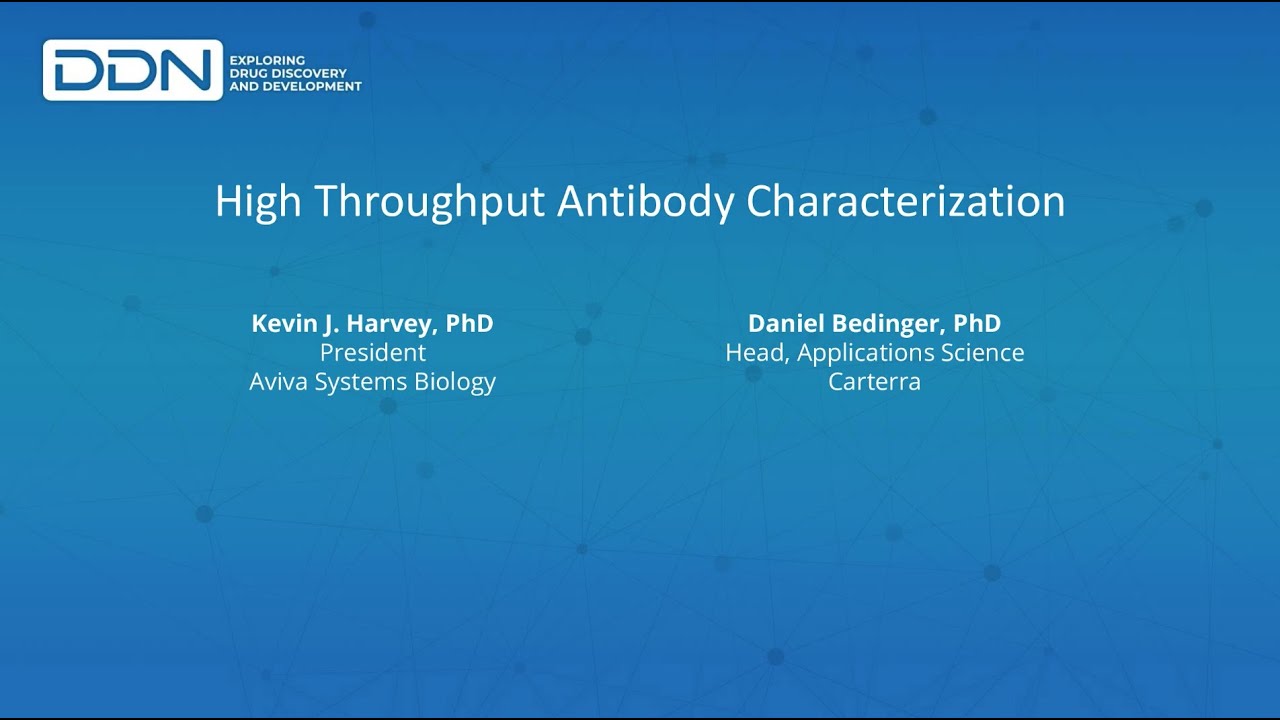 DDN | Aviva Systems Biology | Carterra 2023 webinar | High Throughput ...