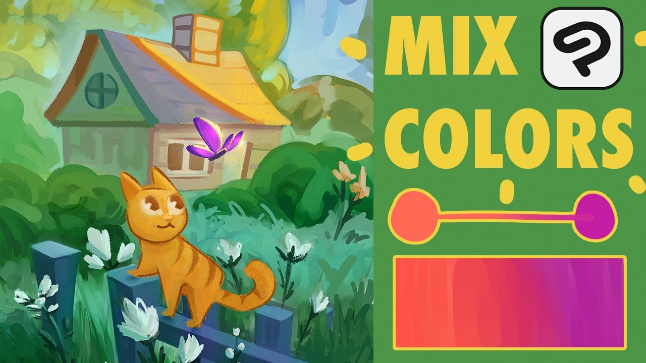 New Color Blend in Clip Studio Paint 2.0 - YouTube