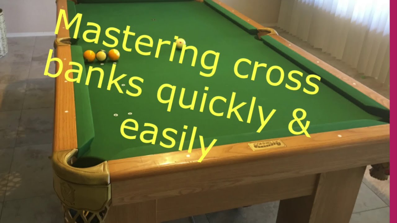 Mastering cross bank shots in a quick simple and easy way. Give it a ...