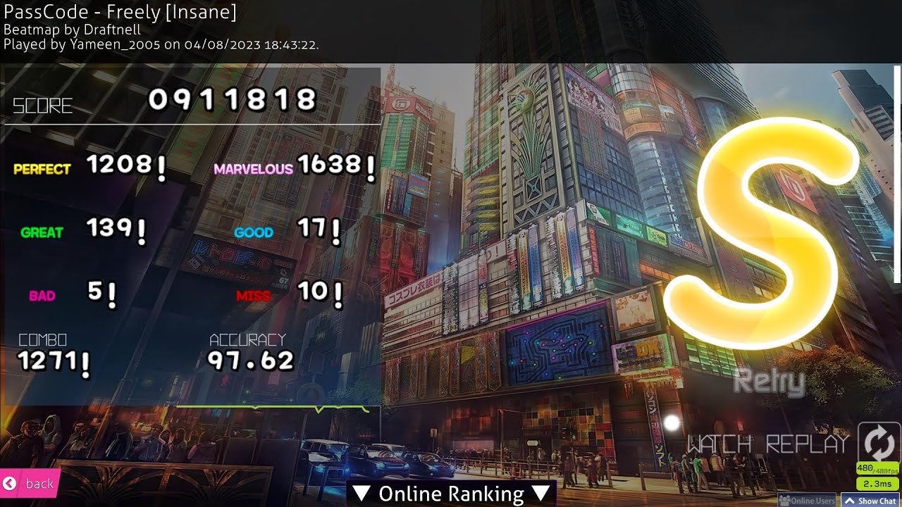 Freely by PassCode - Osu Mania - YouTube